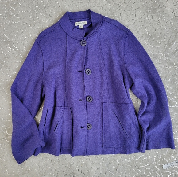 Coldwater Creek | Jackets & Coats | Coldwater Wool Jacket Oversized ...